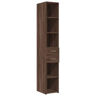 Generic Highboard mit Offenen Regalen und Schublade, Modernes Freistehendes Pr&auml;sentationsregal, Aufbewahrungsschrank aus Holzwerkstoff f&uuml;r Wohnzimmer, Schlafz