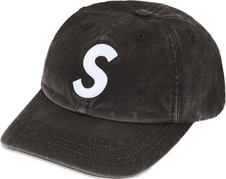 SUPREME Baseballkappe mit Pigmentbeschichtung - Schwarz