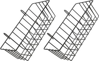 BESPORTBLE 2 St&uuml;ck H&auml;ngek&ouml;rbe aus Metall Klein Nagelfreies Wandregal f&uuml;r Bad K&uuml;che Rostfreier Organizer mit Hoher Tragkraft Platzsparend und Feuchtigkeitsbest&auml;nd