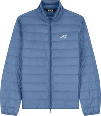 Emporio Armani Emporio Armani Ea7, Homme, Vestes, Bleu, Taille: XL Doudoune Compressible avec Fermeture &Eacute;clair Avant