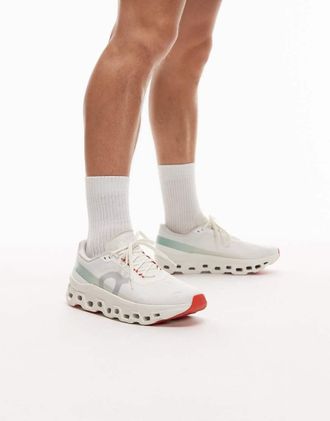 On Running On - Cloudmonster - Baskets de course - Blanc et rose