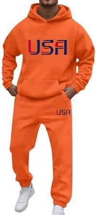 Generic Surv&ecirc;tement de sport 2026 pour homme - Ensemble 2 pi&egrave;ces avec sweat &agrave; capuche et pantalon de surv&ecirc;tement - Tenue athl&eacute;tique pour la marche, la course 