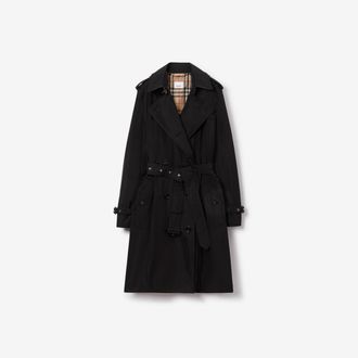 Burberry Trench mi-long Kensington l&eacute;ger, Size: 06