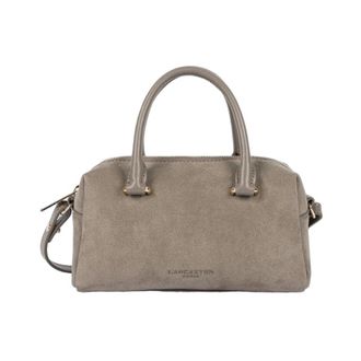Lancaster Sac port&eacute; main zipp&eacute; Su&egrave;de Cube - Femme - Sacs - Gris - Taille: ONE Size