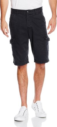 Esprit Herren 996CC2C901-im Cargo Stil Shorts, 001/BLACK, 46 (Herstellergröße: 29)