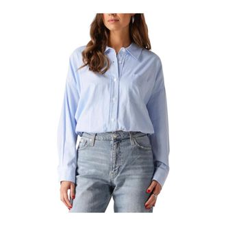 Catwalk Junkie Tuck In Bluse - - Blouses & Shirts - Damen - Blau - L