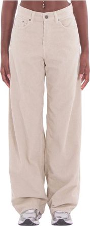 Haikure Femme, Pantalons, Blanc, Taille: W24 Bethany Velvet Wide Pants