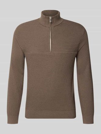 A|X Armani Exchange Troyer mit Stehkragen und Rei&szlig;verschluss