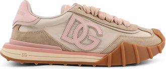 Dolce & Gabbana Femme, Chaussures, Beige, Taille: 38 1/2 EU Athletic Baskets