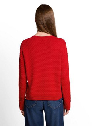 Tom Tailor Strickpullover Regular in feiner Struktur-Optik