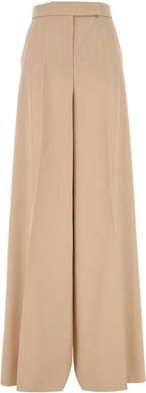 Max Mara Femme, Pantalons, Jaune, Taille: 36 FR Wide Pantalons