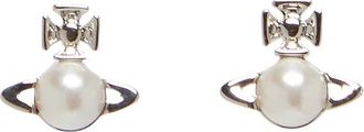 Vivienne Westwood Femme, Accessoires, Gris, Taille: ONE Size Balbina Earrings