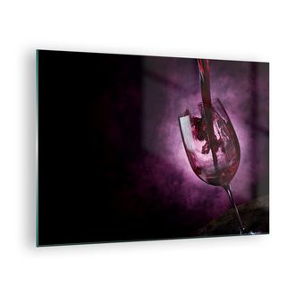 Arttor Bilder auf Glas Abstrakt alkohol flasche cocktail Glasbild 70x50cm Wandbilder Dekoration Wohnzimmer Schlafzimmer K&uuml;che Deko Klein Wanddeko Bild im Gla