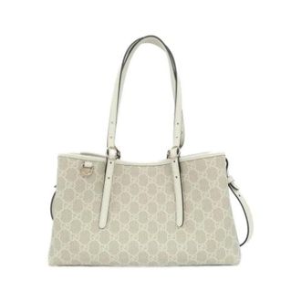 Gucci Sac cabas vintage Pre-owned en toile - Femme - Pre-owned - Beige - Taille: ONE Size
