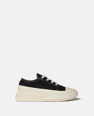 Stella McCartney Loop Canvas Low-Top Trainers,, Size: 40