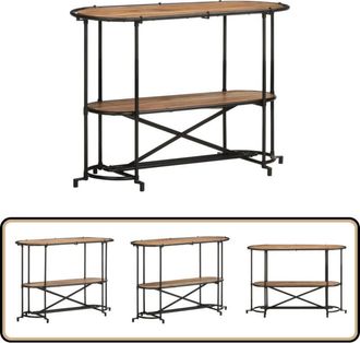 vidaXL Konsolentisch 110x42x76 cm Massivholz Akazie - Vidaxl