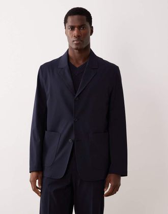 Mango Parioli - Blazer densemble ajusté élégant - Bleu