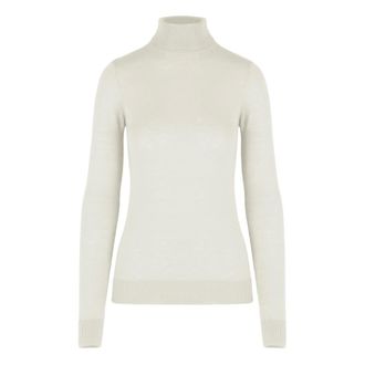 Bomboogie Homme, Pulls, Blanc, Taille: 42 FR Col roul&eacute; slim en m&eacute;lange de laine m&eacute;rinos