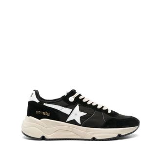 Golden Goose Star-Patch Sneaker mit Schn&uuml;rung - - Shoes - Herren - Schwarzk - 41 EU