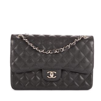 Chanel Crossbody Bags - Classic Double Flap Jumbo - Gr. unisize - in Schwarz - f&uuml;r Damen