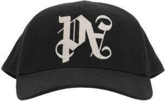 Palm Angels Homme, Accessoires, Noir, Taille: ONE Size Curved Brim Cap