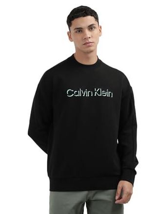 Calvin Klein Felpa giro SHADOW EMBOSSED LOGO Uomo L
