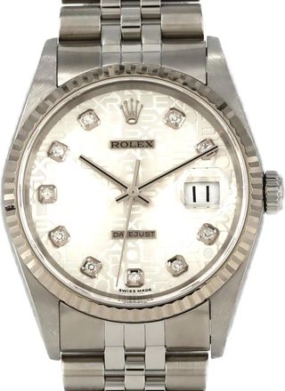 Rolex Uhren - Datejust - Gr. unisize - in Silber - f&uuml;r Damen