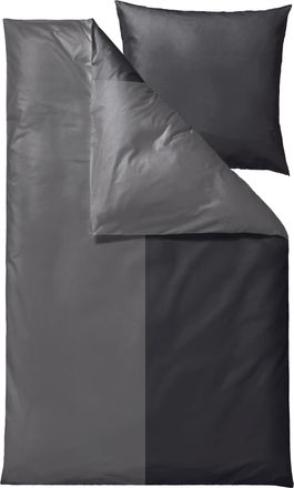 Södahl Organic Touch Bio Bettwäsche 135x200 cm aus 100% Bio-Baumwolle, Set mit 1 Bettbezug 135 x 200 cm und 1 Kissenbezug 80 x 80 cm, Ash (Grau)