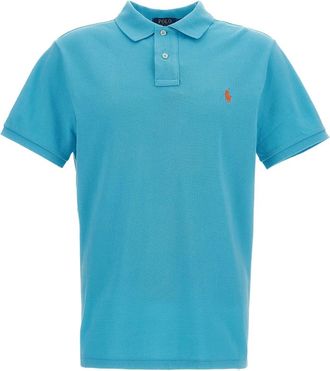 Polo Ralph Lauren Homme, Tops, Bleu, Taille: L Polo Classique