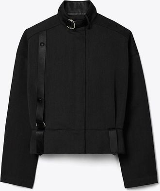 Tory Burch Damen Bomberjacke aus Wolle