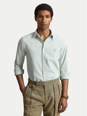 Polo Ralph Lauren Hemd 710792161501 Hellgr&uuml;n Slim Fit