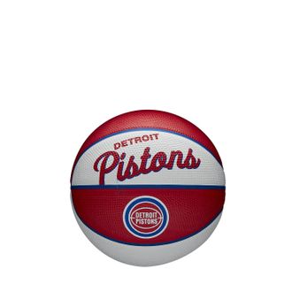 Wilson Mini-Basketball TEAM RETRO, DETROIT PISTONS, Outdoor, Gummi, Größe: MINI