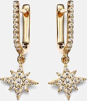 Stone and Strand Ohrringe Northern Star aus 14kt Gelbgold mit Diamanten