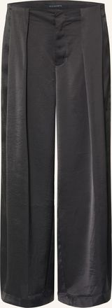 AllSaints Allsaints Marlenehose Lola Aus Satin schwarz