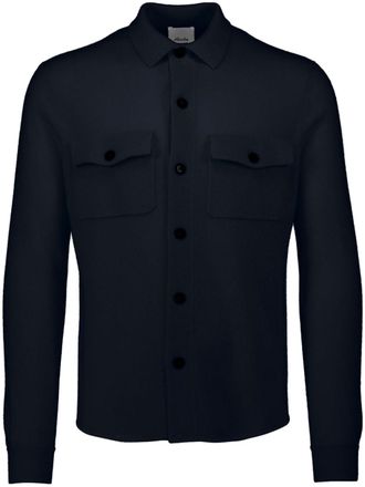 Allude chemise en maille fine - Bleu