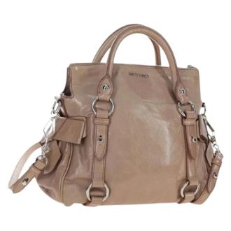 Miu Miu Sac &agrave; main Pre-owned - Femme - Pre-owned - Beige - Taille: ONE Size
