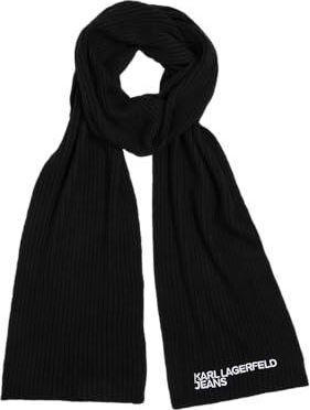 Karl Lagerfeld Homme, Écharpe À Logo Essential, Noir, Taille Unique