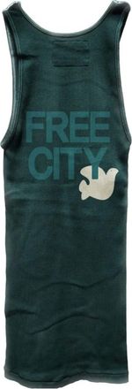 Freecity Freecity, Femme, Robes, Vert, Taille: 40 FR Supervintage Tanktop