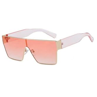 Generic Lunettes De Soleil D&eacute;coratives &Agrave; Monture Carr&eacute;e For Hommes Et Femmes, Id&eacute;ales For La Conduite En Ext&eacute;rieur(Pink)