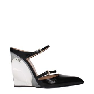 Gucci Femmes Sandales Cuir Noir