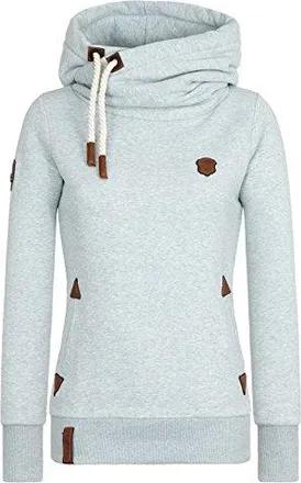 Naketano Pull à capuche pour femme - Bleu - S