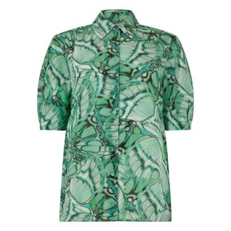 Alberta Ferretti Femme, Blouses et Chemises, Vert, Taille: 38 FR Blouses & Chemises