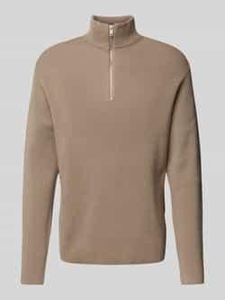 Lindbergh Relaxed Fit Strickpullover in Ripp-Optik