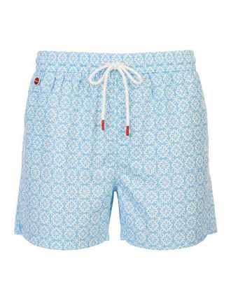 Kiton Short De Bain - Bleu