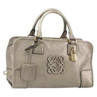 Loewe Sac &agrave; main en cuir Pre-owned - Femme - Pre-owned - Jaune - Taille: ONE Size