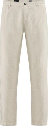 Bomboogie Homme, Pantalons, Beige, Taille: W36 Pantalon de jogging en lin
