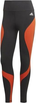 adidas Legging Gris Foncé/Orange Femme Hit Orange M