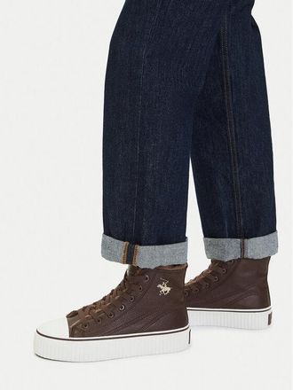 Beverly Hills Polo Club Sneakers aus Stoff CEO-BHPC026MF Braun