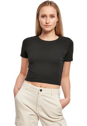 Build Your Brand Damen T-Shirt Ladies Cropped Tee, kurzgeschnittenes T-Shirt f&uuml;r Frauen, Regular Fit, Gr&ouml;&szlig;en XS - 5XL
