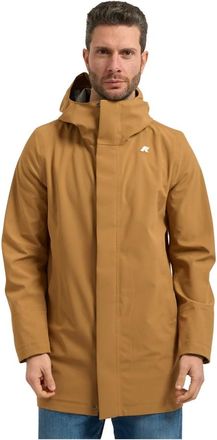 K-Way Homme, Manteaux, Brun, Taille: S Tommy Bonded Jersey Parka